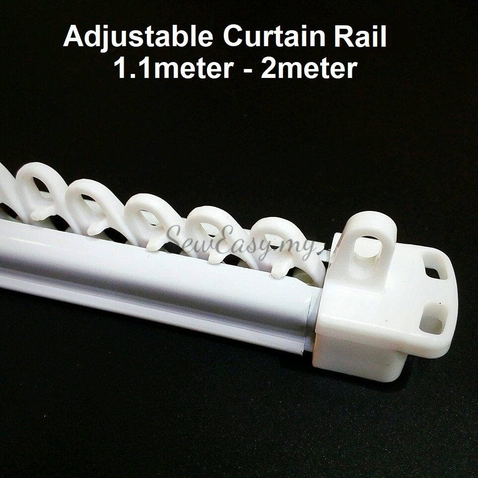 Rod Langsir / Adjustable Curtain Rail 1.1m - 2m | Shopee Malaysia