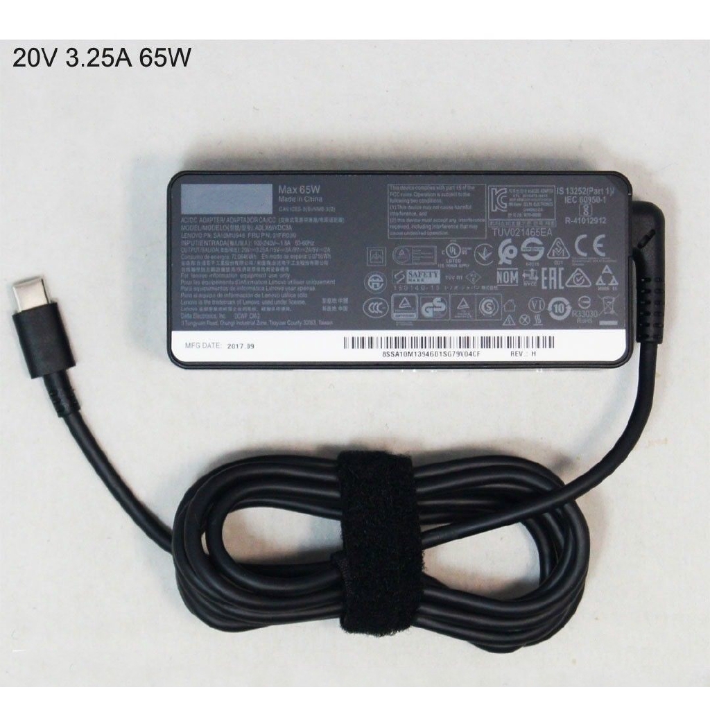 65W USB-C AC Adapter Charger for Lenovo ThinkPad T480s 20L7 T480s 20L8 ...
