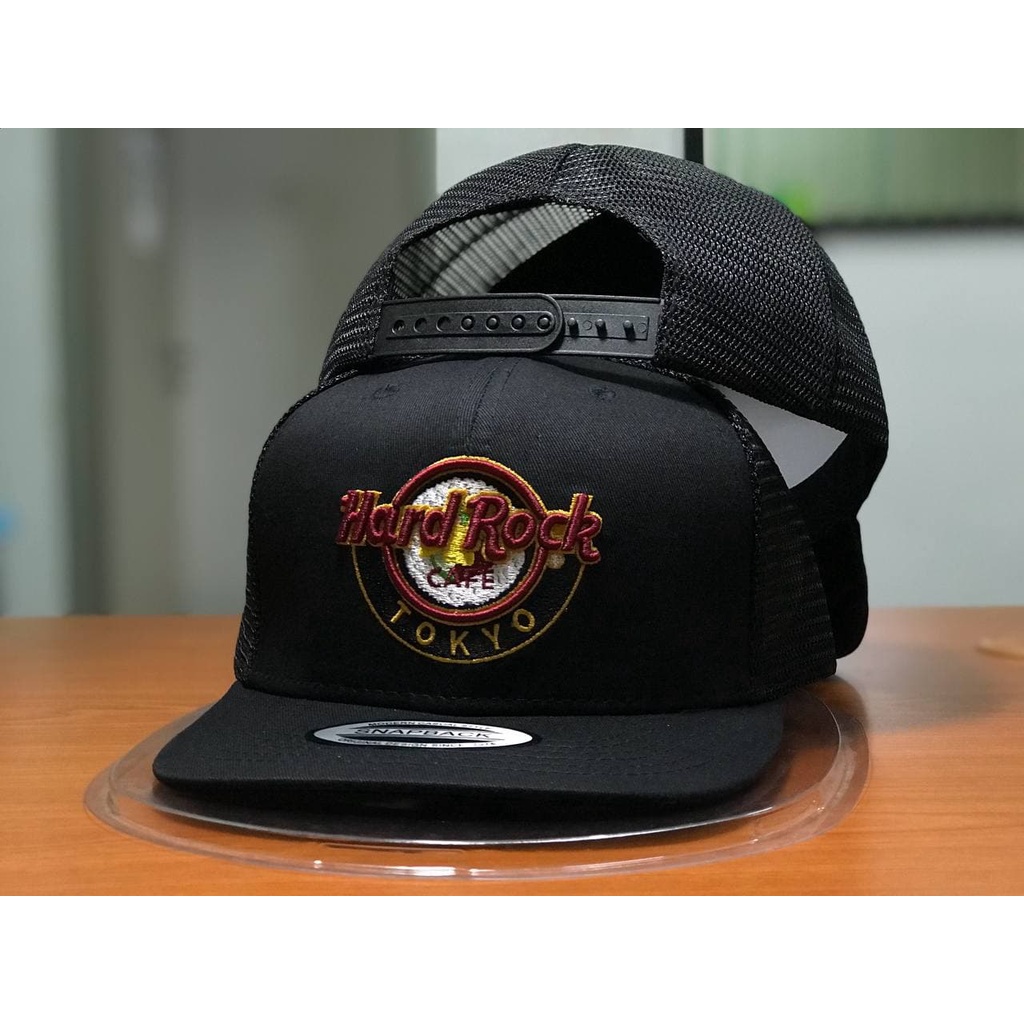 [DISCOUNT] Topi Unisex Hat HARD ROCK CAFE TOKYO TRUCKER SNAPBACK CAP ...