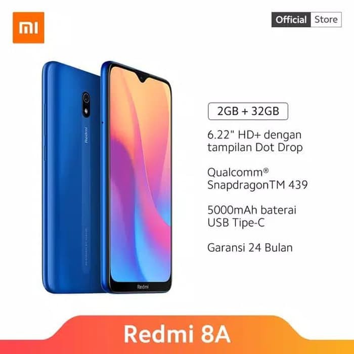 Xiaomi Redmi 8A (2GB + 32GB) Global Version 5000 mAh battery champion ...