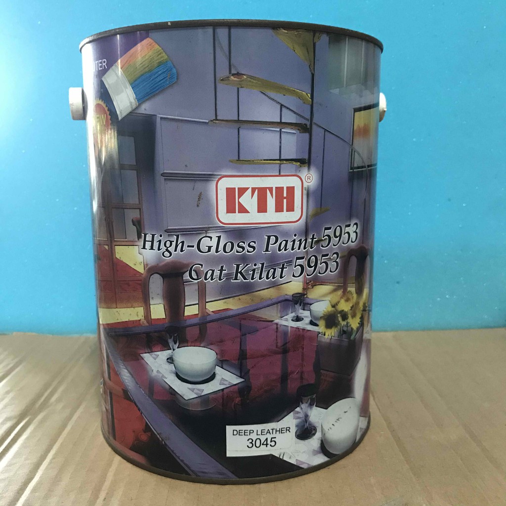 KTH High Gloss Paint 5 Liters Wood-Metal Cat Kayu Besi (Part II) (Old ...