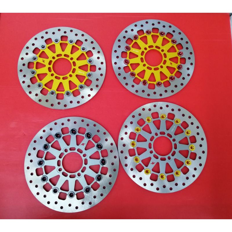 KINGDRAG DISC PLATE 267MM YAMAHA 4 LOBANG RACING DISK DIS BREAK BREK ...