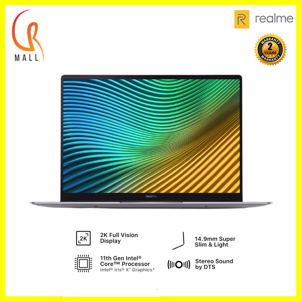 Realme Book Laptop i3 2K Full Vision Display 11th Gen Intel Core ...