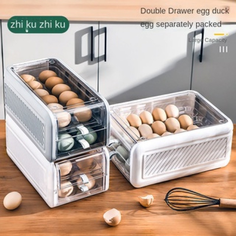 Egg Storage Box Egg Tray Egg Storage Rack Household Refrigerator Food ...