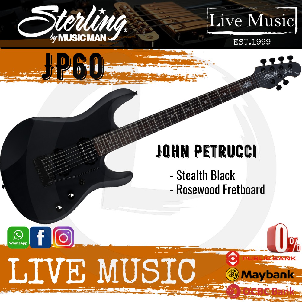 Sterling by Music Man JP60 John Petrucci Signature Electric Guitar ...