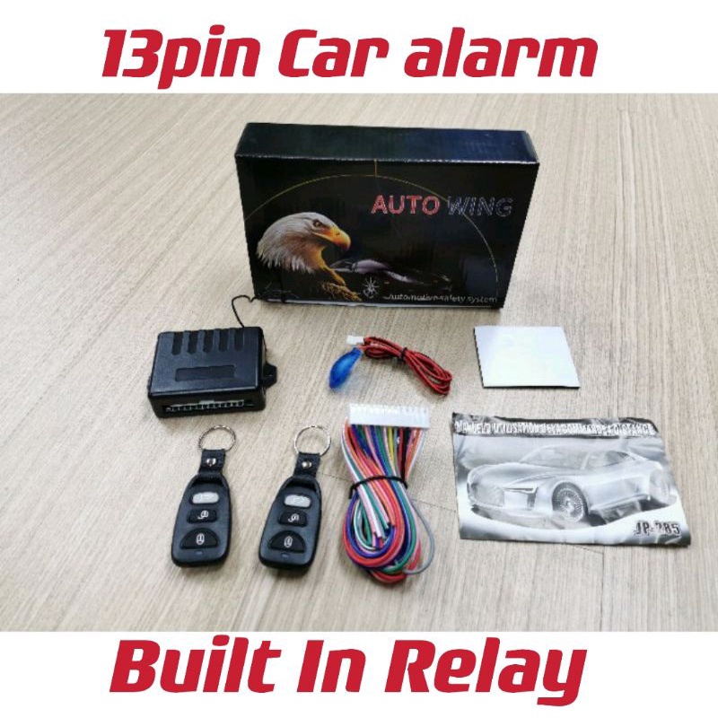 Car Alarm System Set Alarm Remote Door Central Lock Security System 13 ...