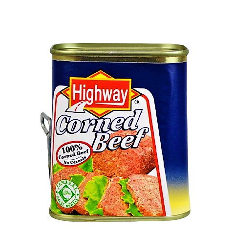 Highway Corned Beef 100% Corned Beef Halal 340g | Shopee Malaysia