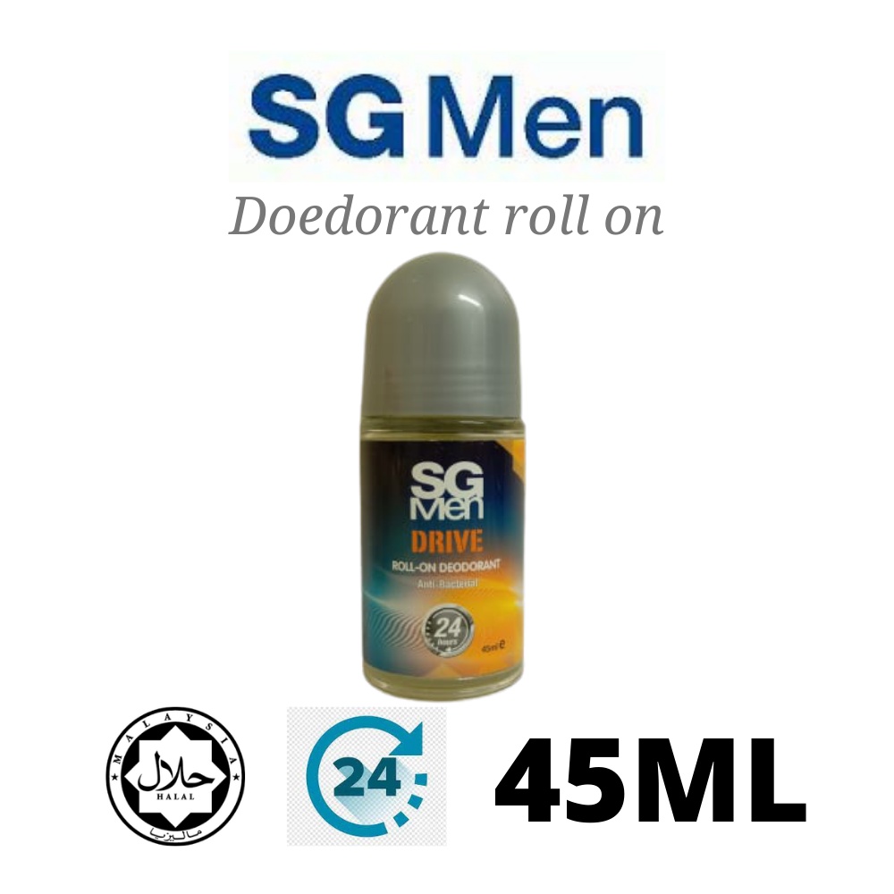 Sg Men Deodorant Roll on 45ML (brave , drive) | Shopee Malaysia