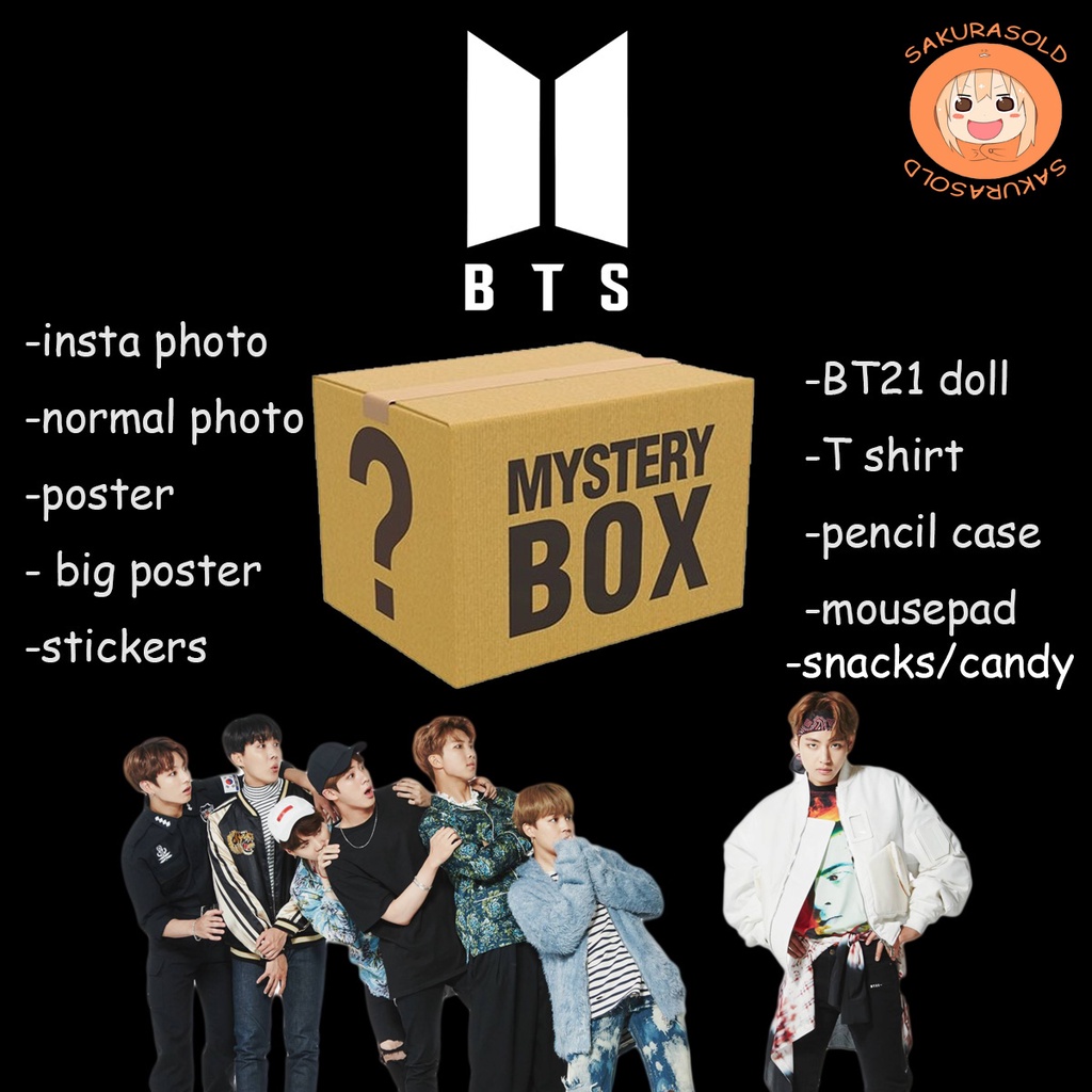 (Sakurasold) BTS mystery box | Shopee Malaysia