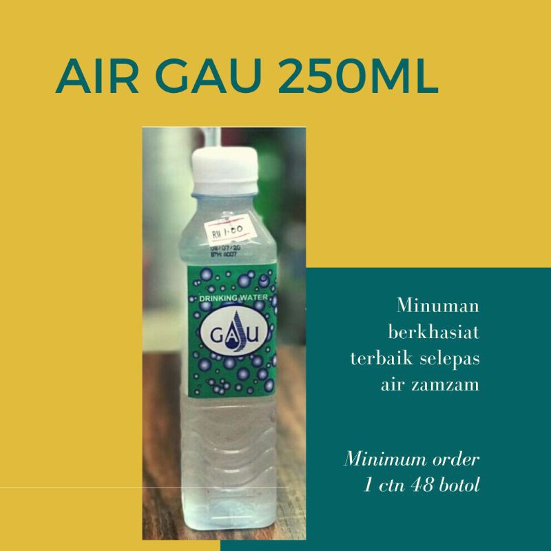 💥READY STOCK💥 AIR GAU 250ML (48 BOTOL) MINERAL WATER | Shopee Malaysia