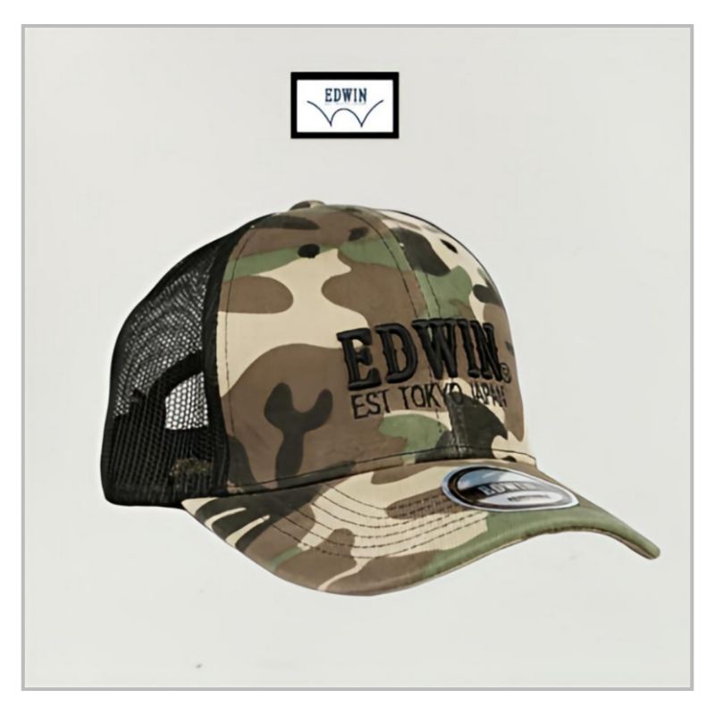 EDWIN EB50-11 TRUCKER SNAP BACK CAP 70791043 | Shopee Malaysia
