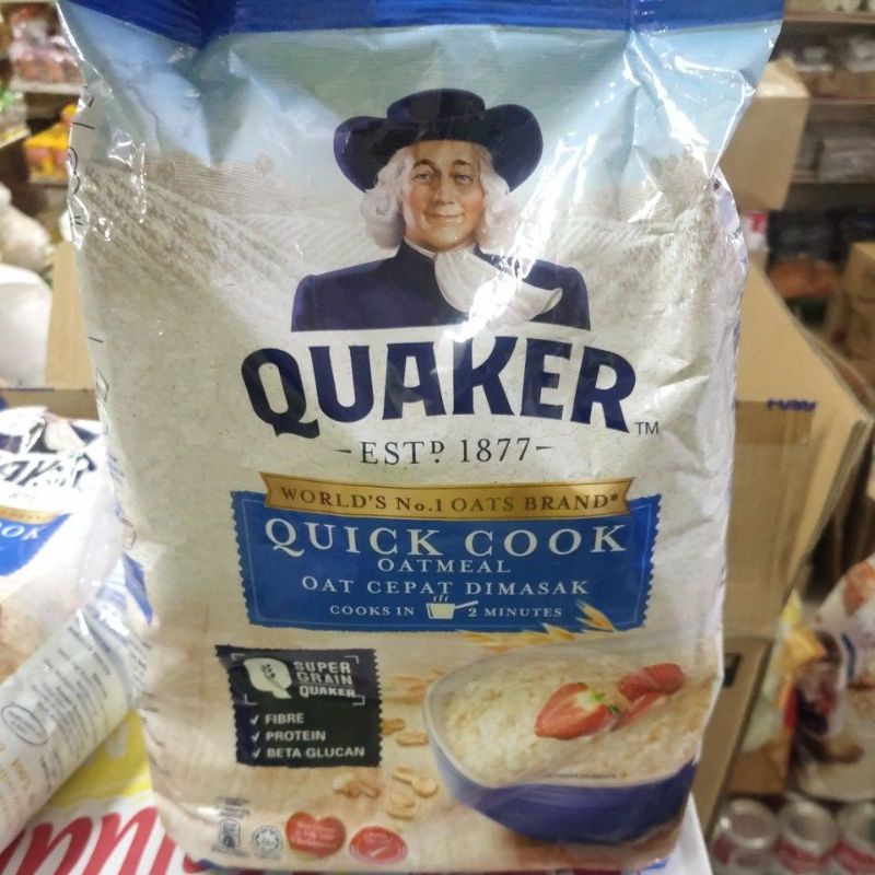 Quaker Oats - Quick Cook/instant oatmeal1kg/1.2kg/1.35Kg | Shopee Malaysia