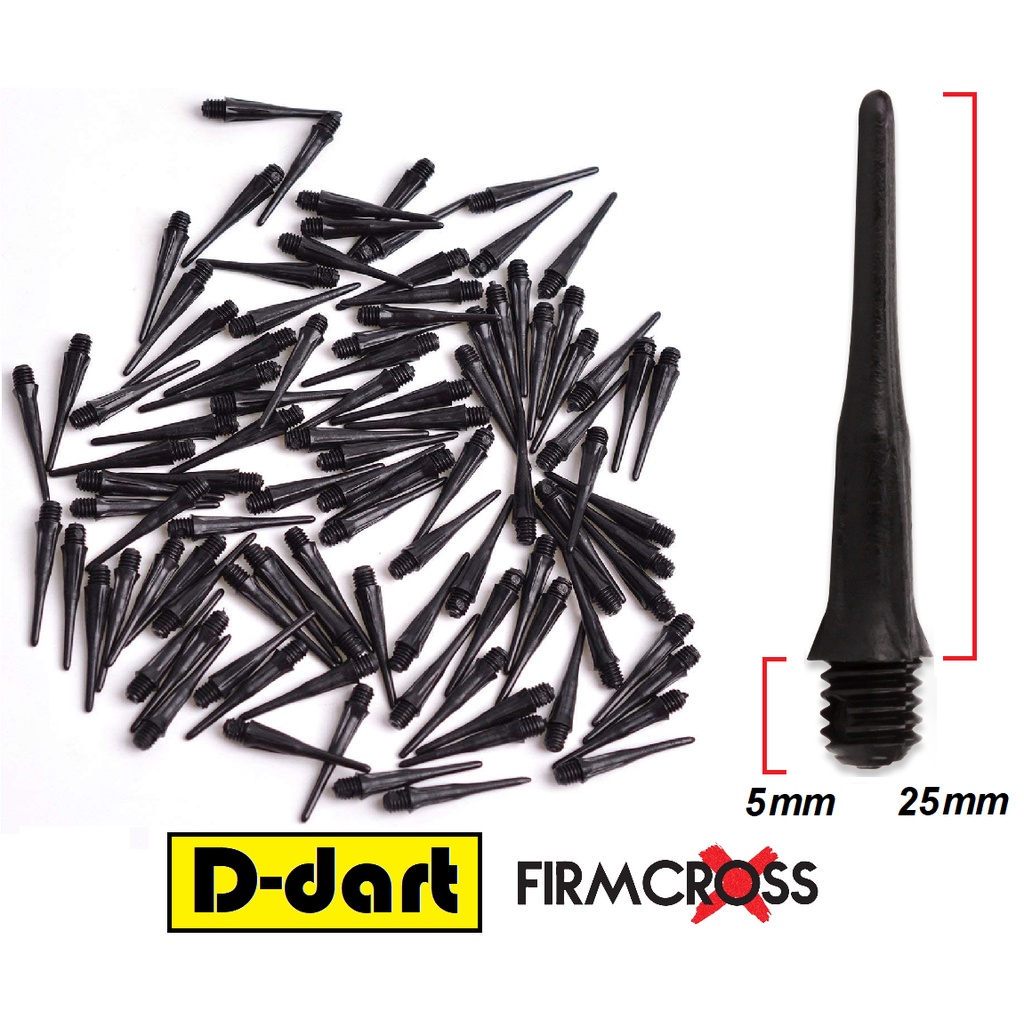 FIRMCROSS SOFT TIP REPLACEMENT TIP - 30 / 60 Pcs 25mm REPLACEMENT DART ...