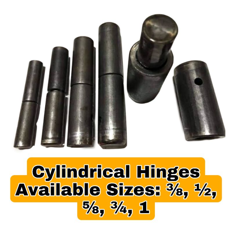 Cylindrical Hinges / Steel door Cylindrical Hinges 3/8, 1/2, 5/8, 3/4 ...