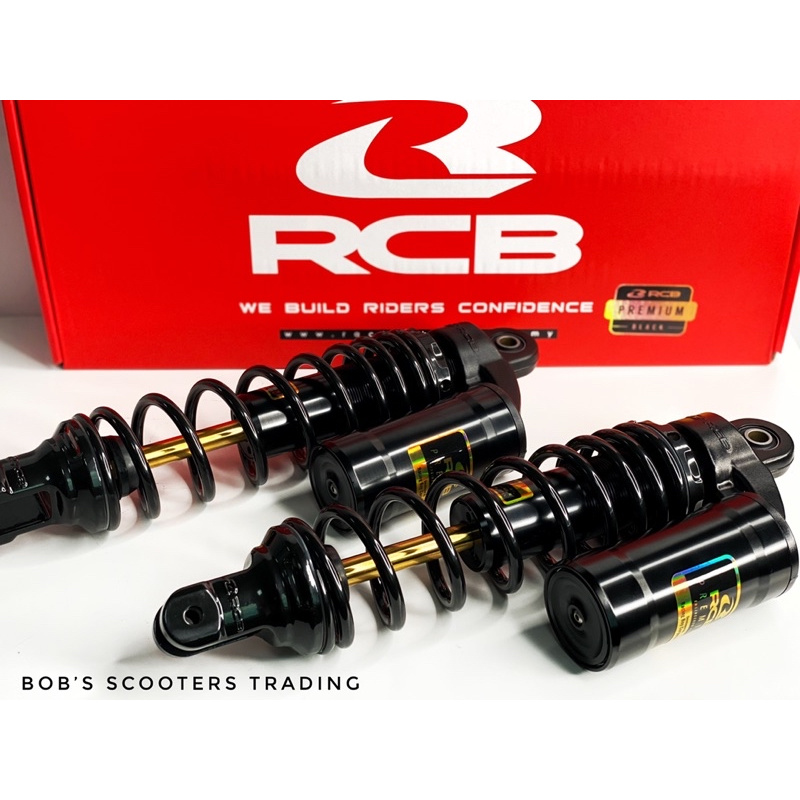 RCB MB2 (MB-2) DUAL SHOCK PREMIUM BLACK GOLD AEROX/NMAX V1 V2 AIRBLADE ...