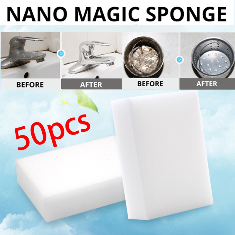 50pcs Nano Magic Sponge Magic Viral Magic Eraser Nano Span Cleaning ...
