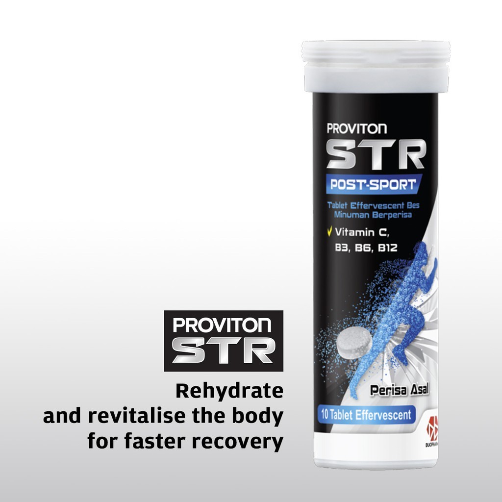 PROVITON STR POST-SPORT EFFERVESCENT TABLETS 10'S (ORIGINAL) | Shopee ...