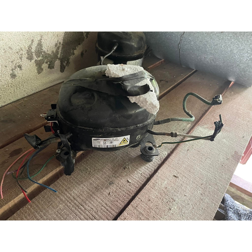 COMPRESSOR FRIDGE MOTOR second hand peti ais compressor motor running ...