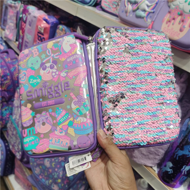 Original Smiggle Hardtop Pencil Cases Creative Unicorn storage box Owl ...