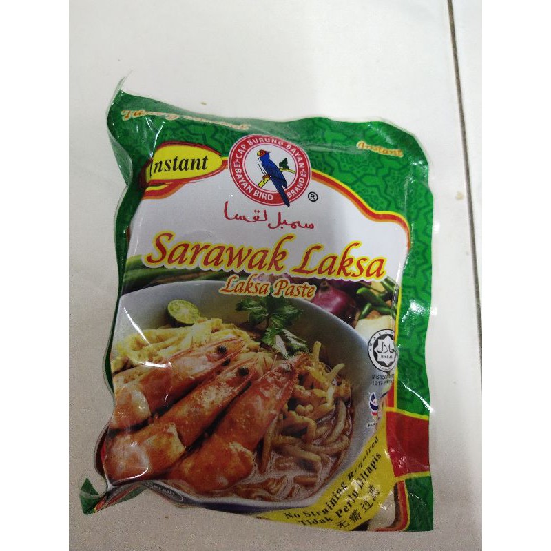 🔥Laksa Paste Sarawak Instant Cap Burung Bayan 300gm Ready Stock Klang ...