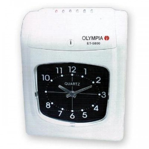 OLYMPIA TIME RECORDER ANALOGUE DISPLAY - ET-5800 P.Card Machine (1 ...