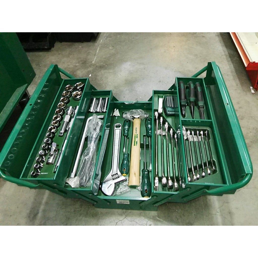 SATA 70PCS CANTILEVER MECHANIC TOOL CHEST SET 95104A-70 6PT OR 12PT ...
