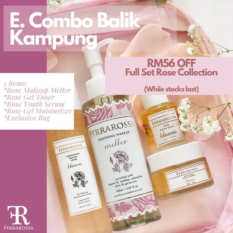 Skincare Ferrarossa Combo Full Set - produk tempatan yang selamat ...