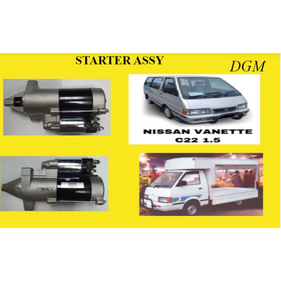 NISSAN C22 VANETTE STARTER ASSY (RECOND) | Shopee Malaysia