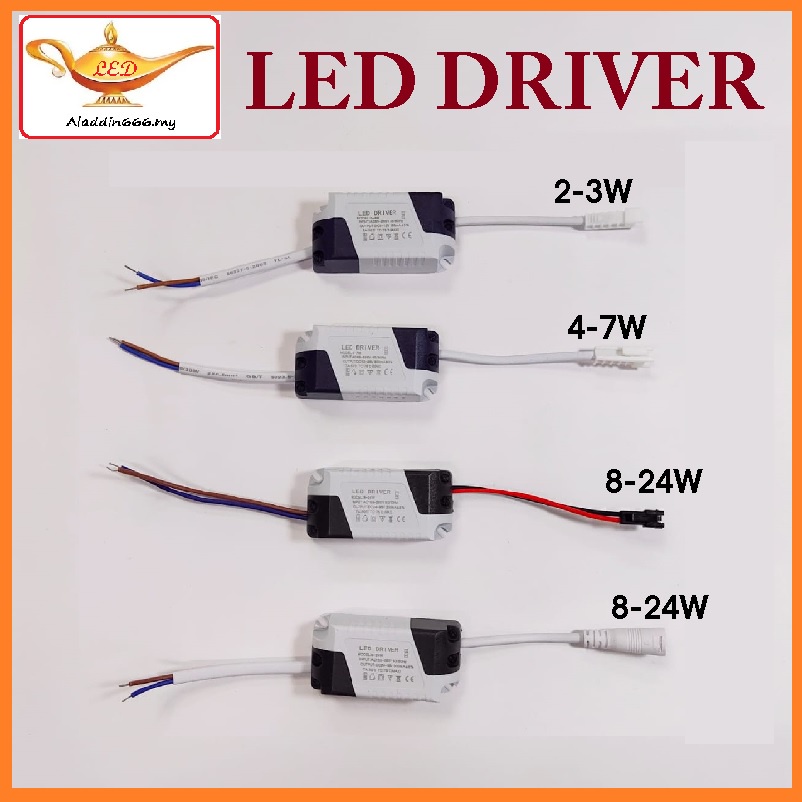 LED Driver 1-3W / 2-3W / 4-7W / 8-24W for Led Panel Lamp Ceiling Light ...