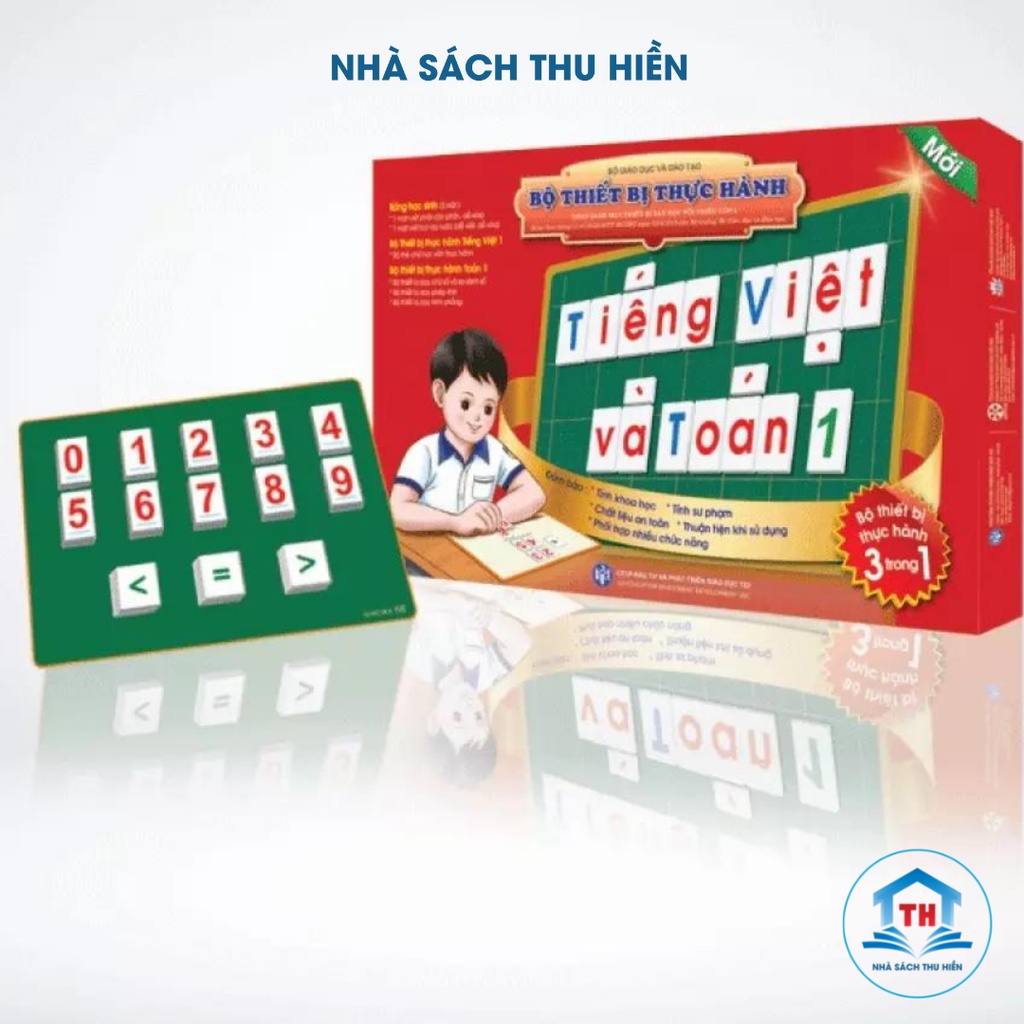 Grade 1 Vietnamese and Math Practice Equipment Set - 3 in 1 Practice ...