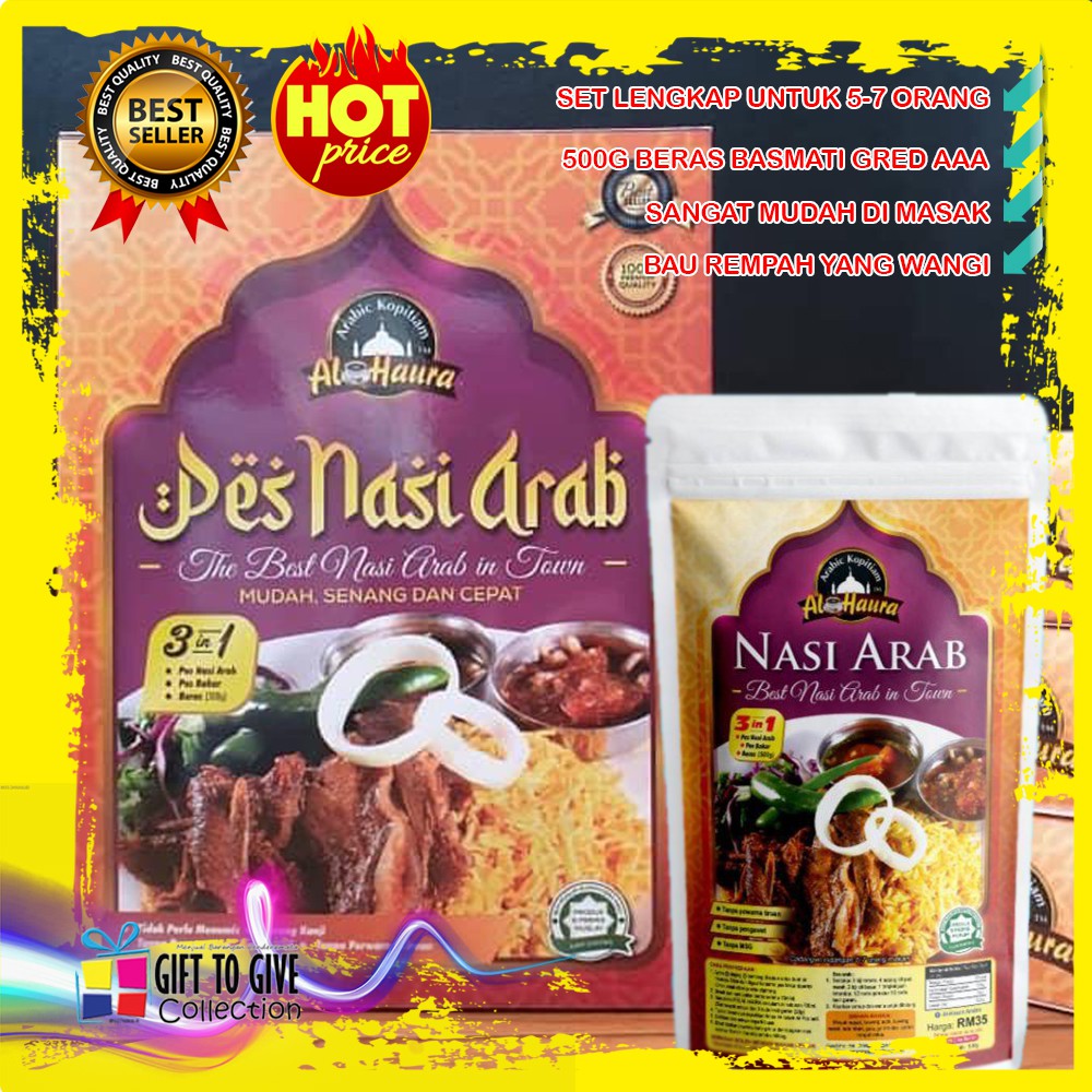 🔥READY STOCK🔥 Pes Nasi Arab Alhaura [PES NASI ARAB VIRAL]😍NASI ARAB ...