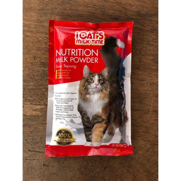 ICATS MILK TIME NUTRITION MILK POWDER (SUSU KUCING) | Shopee Malaysia