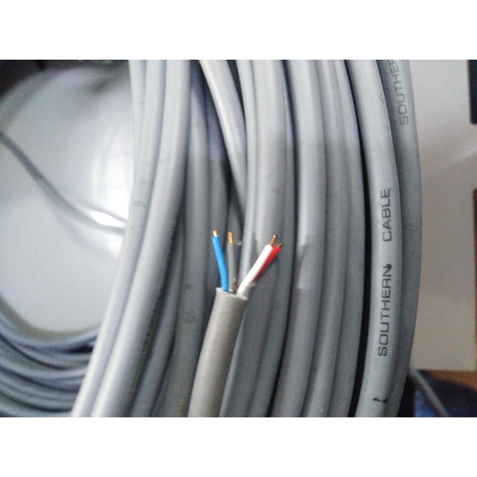 CABLE/KABEL TELEFON RUMAH PURE COPPER【20 METER】4-CORE TELEPHONE ...