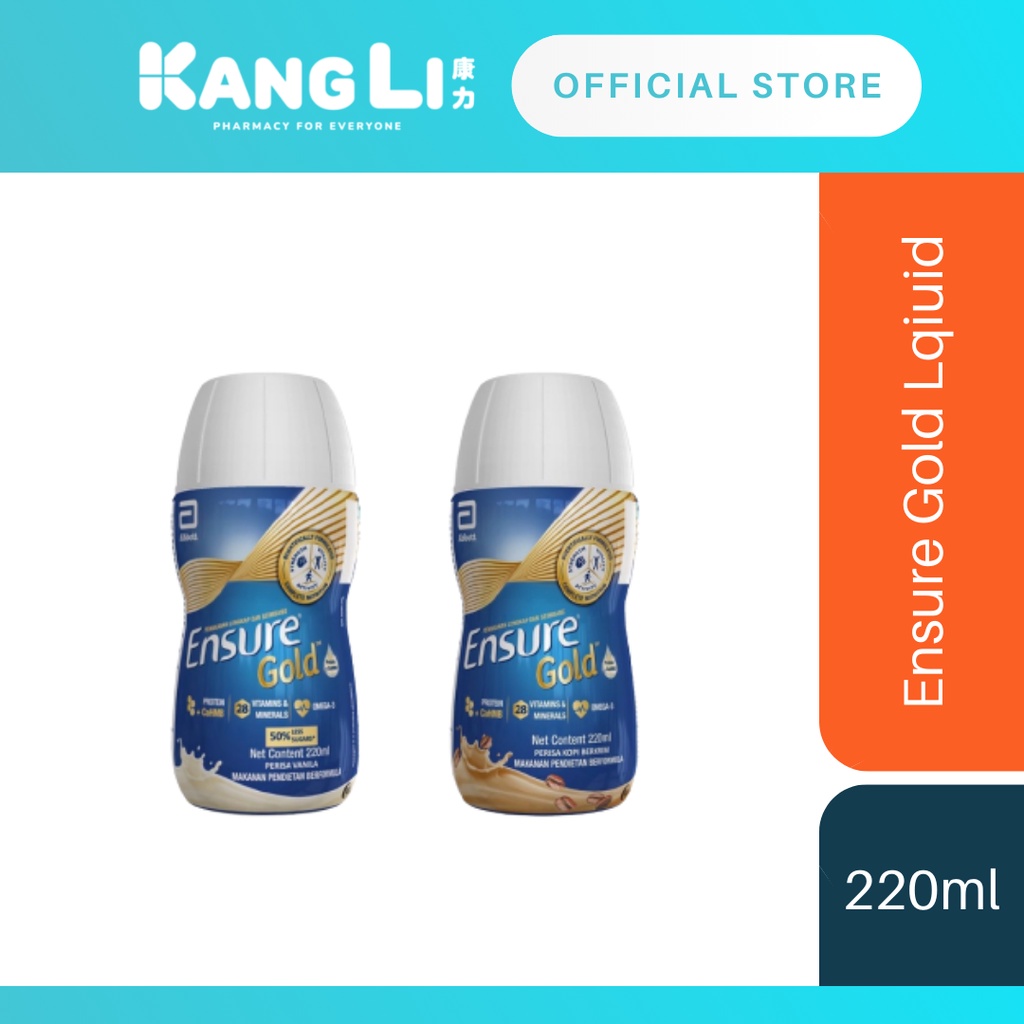 Abbott Ensure Gold Liquid 220ml | Shopee Malaysia
