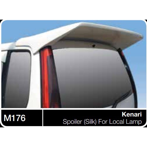 Perodua Kenari rear boot trunk roof ducktail lip spoiler wing bodykit ...