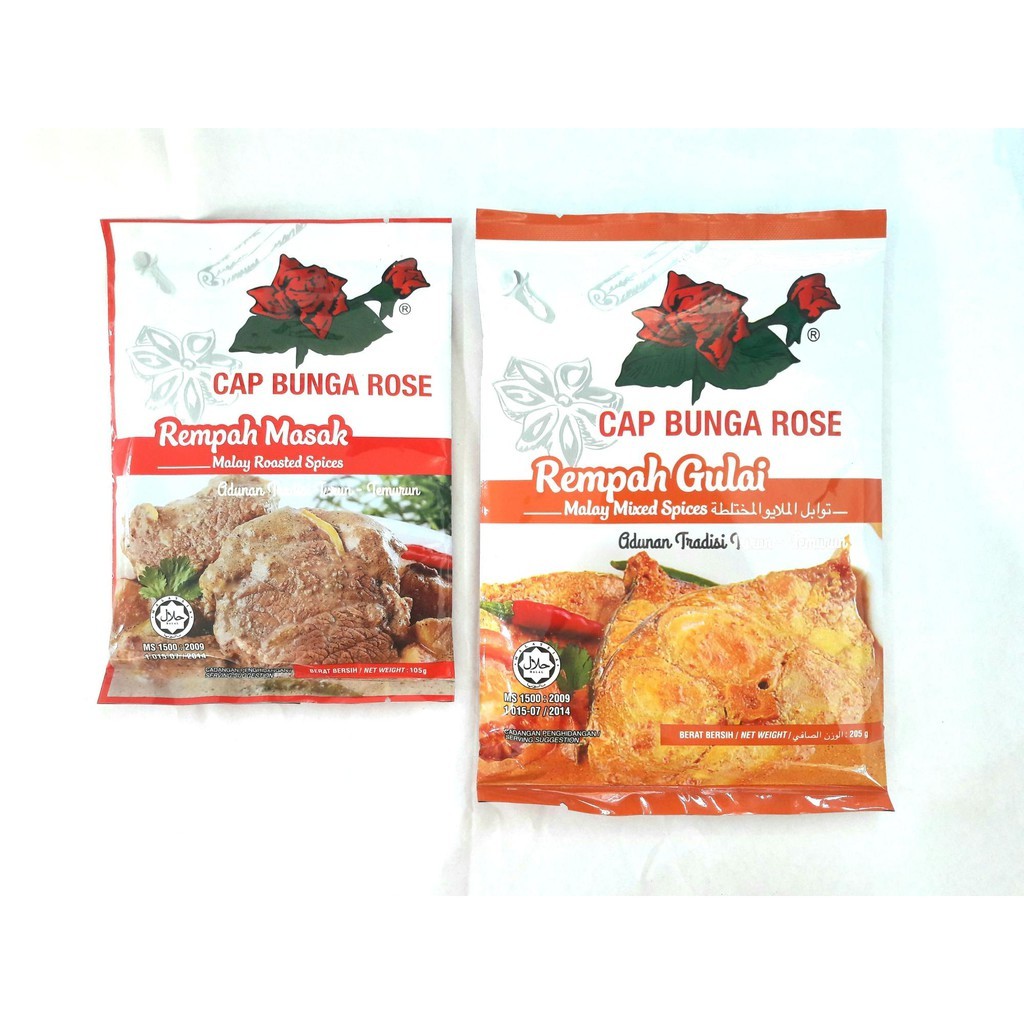 (HALAL)Rempah gulai cap Bunga Rose Gulai/Masak | Shopee Malaysia
