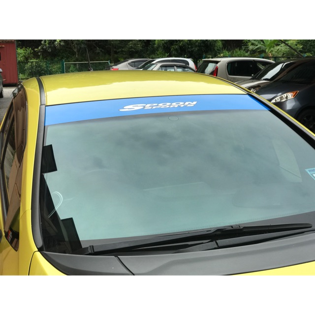 STICKER WINDSHIELD SPOON SPORTS | Shopee Malaysia