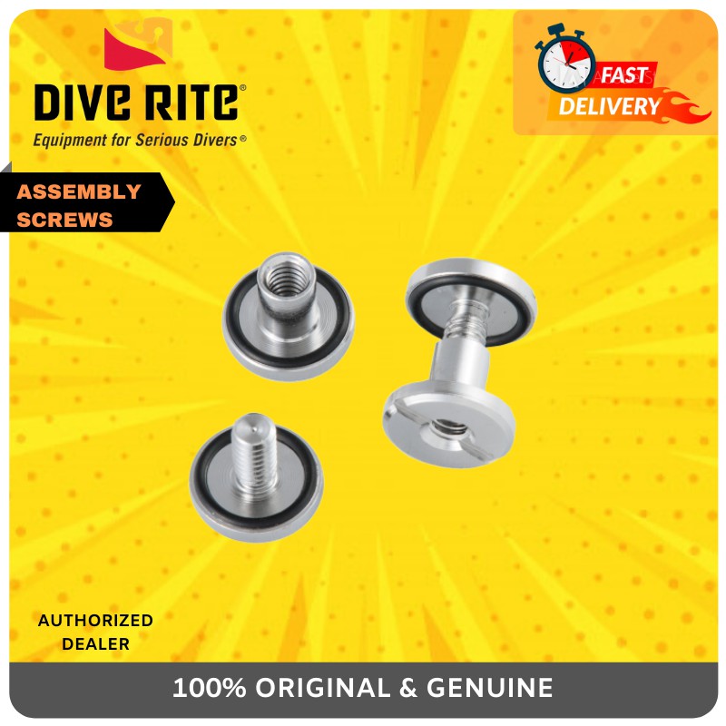 🔥100% ORIGINAL🔥 DIVE RITE Assembly Screws Stainless Steel (Set of 2 ...