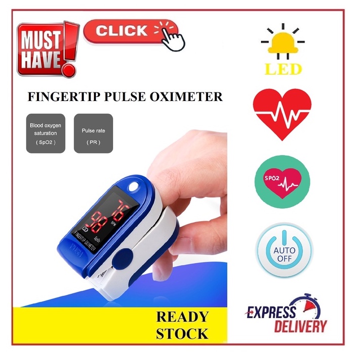 [OUT OF STOCK]Portable Finger Oximeter Fingertip Medical Equipment ...