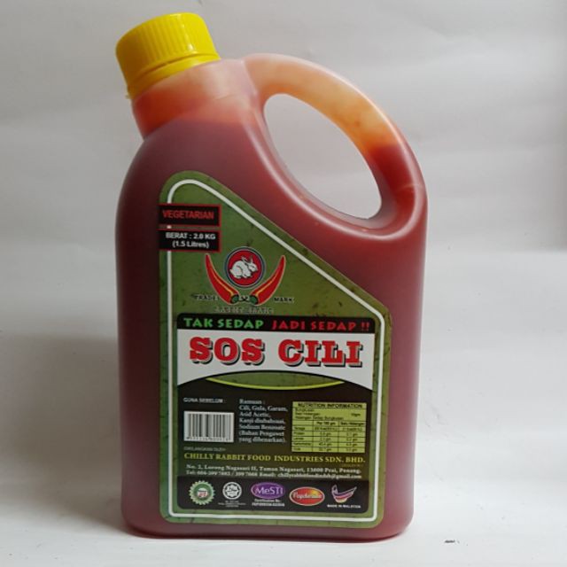 Sos Cili Cap Arnab 2kg | Shopee Malaysia