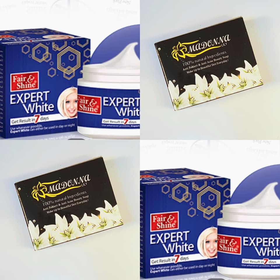 FAIR & SHINE EXPERT WHITE CREAM + FREE MADONNA LILY SOAP skin to ...