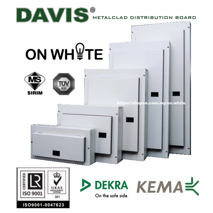 Davis DB Metalclad Distribution Board (MCB BOX DIN RAIL TYPE /DB BOARD ...