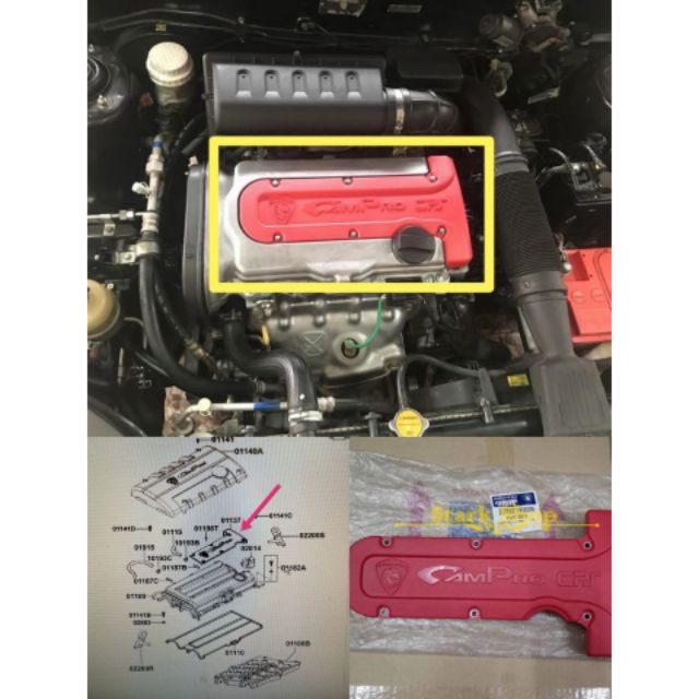 ORIGINAL PROTON CAMPRO GEN 2/SATRIA NEO CPS /EXORA CPS /WAJA 07 ENGINE ...