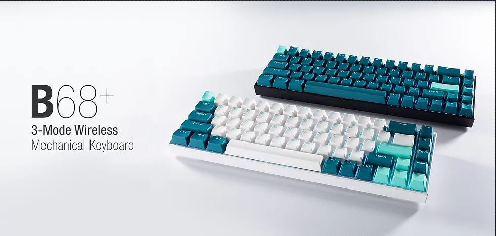 TECWARE B68 PLUS 3 Mode Wireless Mechanical Keyboard | Shopee Malaysia