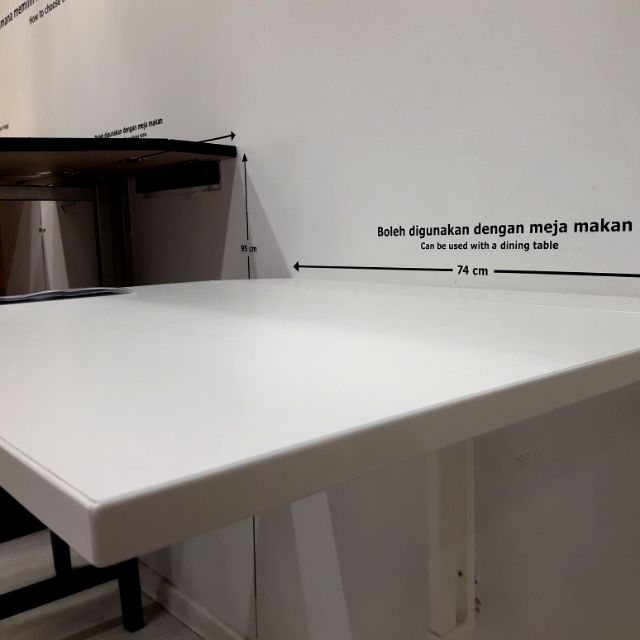 IKEA Norberg Wall Mounted Foldable Table | Shopee Malaysia