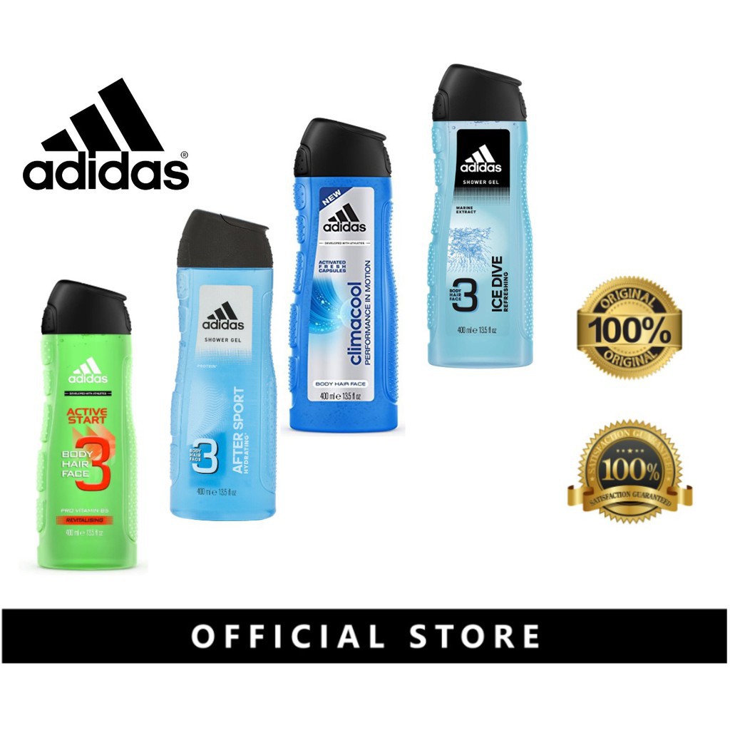 ADIDAS ASSORTED BODY WASH - ICE DIVE / CLIMA COOL / AFTER SPORT ...