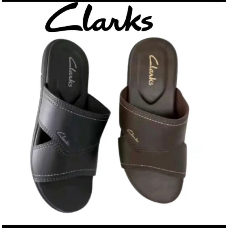 Clarks Men Sandal, Pure Leather, Clarks Sandal kulit, kasut kulit ...