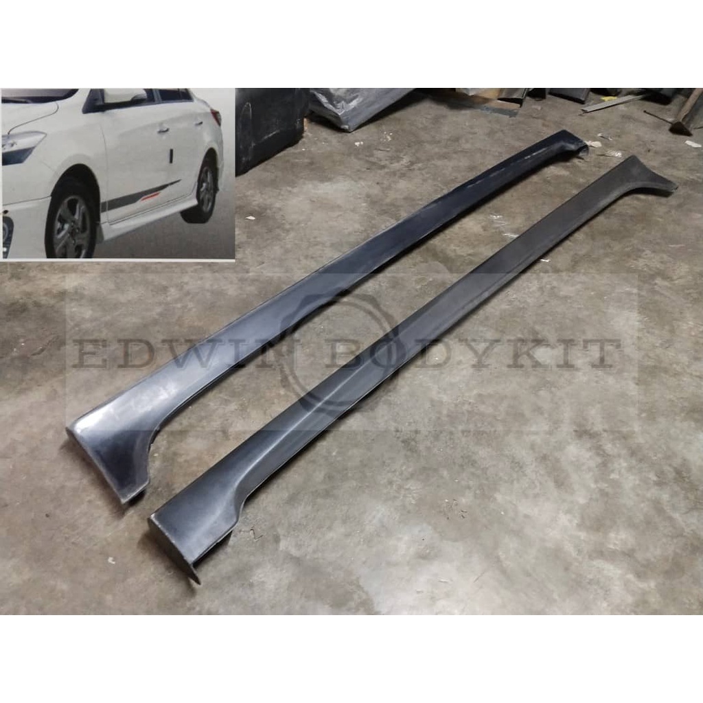Toyota Vios 2014 TRD Sportivo Side Skirt PU Bodykit Tepi Skirt Pu ...