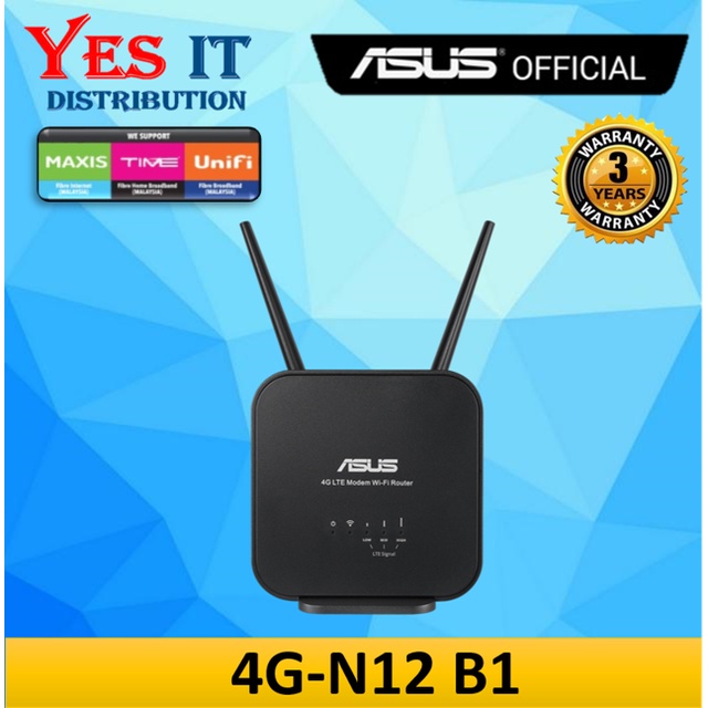 ASUS 4G-N12 B1 LTE MODEM ROUTER 4G N12 B1 | Shopee Malaysia