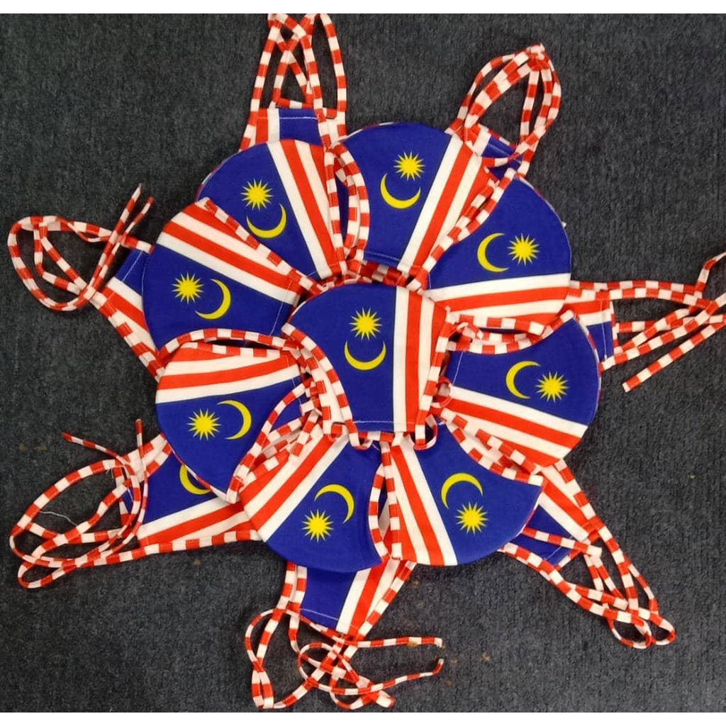 MASK MERDEKA/ MASK JALUR GEMILANG/ FACE MASK MALAYSIA/ WASAHABLE MASK ...